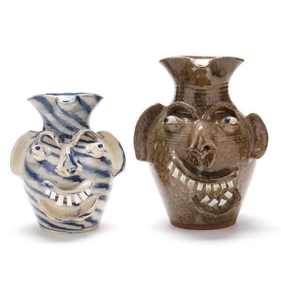 Charles Lisk | Two Face Pitchers | MutualArt