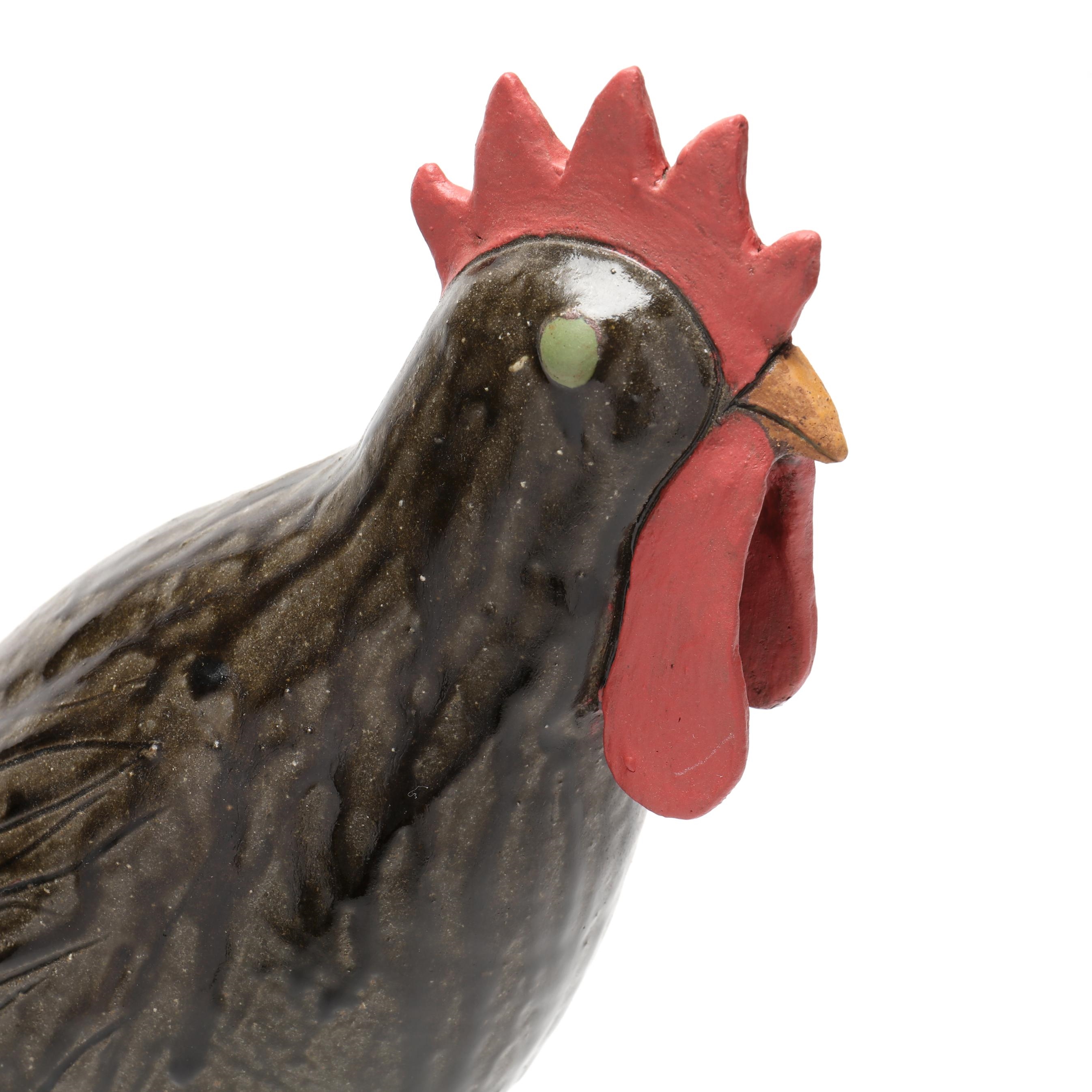 Joe Reinhardt | Alkaline Glazed Rooster (2006) | MutualArt