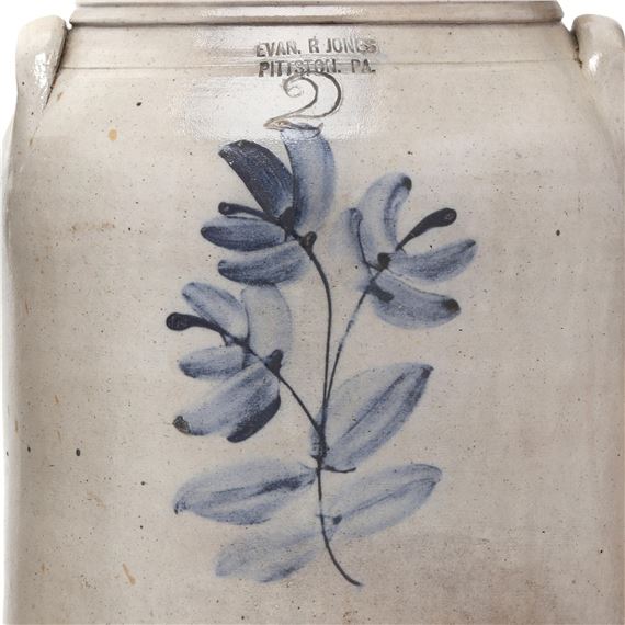 R. Jones | Two Antique Stoneware Pots | MutualArt