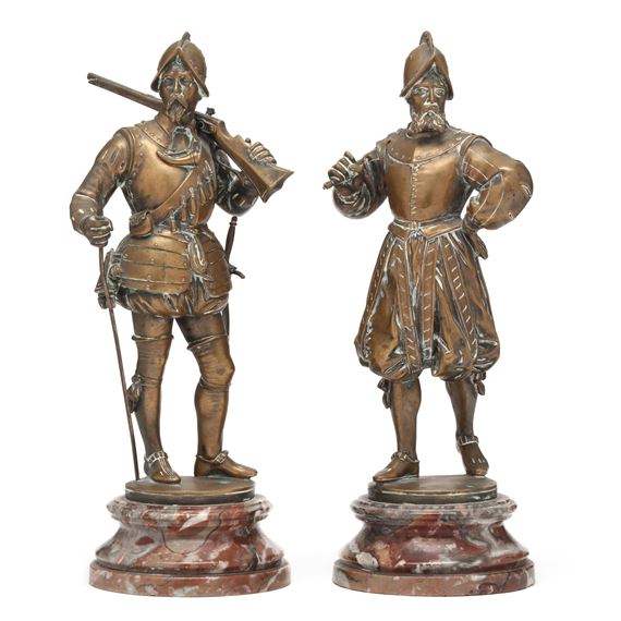 Émile Coriolan Hippolyte Guillemin | Two Renaissance Soldiers | MutualArt