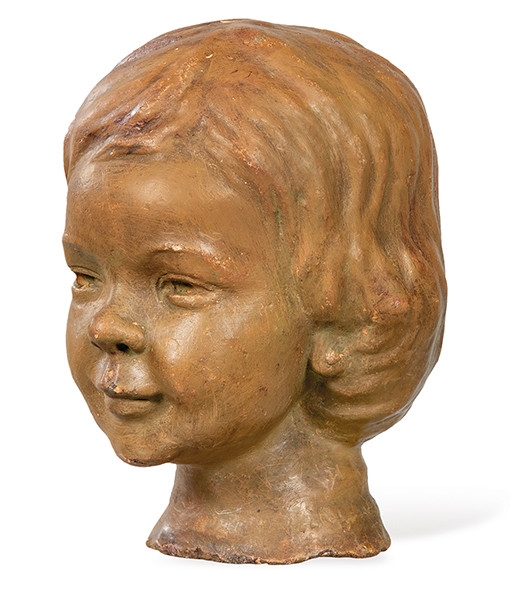 Victor González Gil | Rostro de niña (1935) | MutualArt
