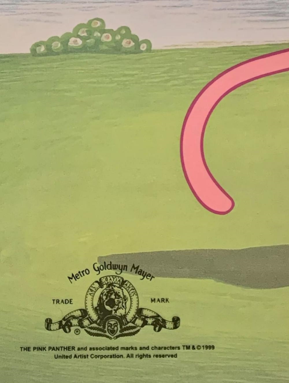 Pink Panther | PINK PANTER PLAYING GOLF | MutualArt