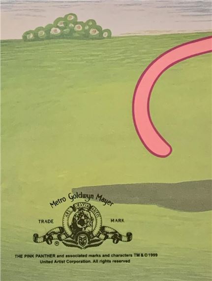 Pink Panther | PINK PANTER PLAYING GOLF | MutualArt