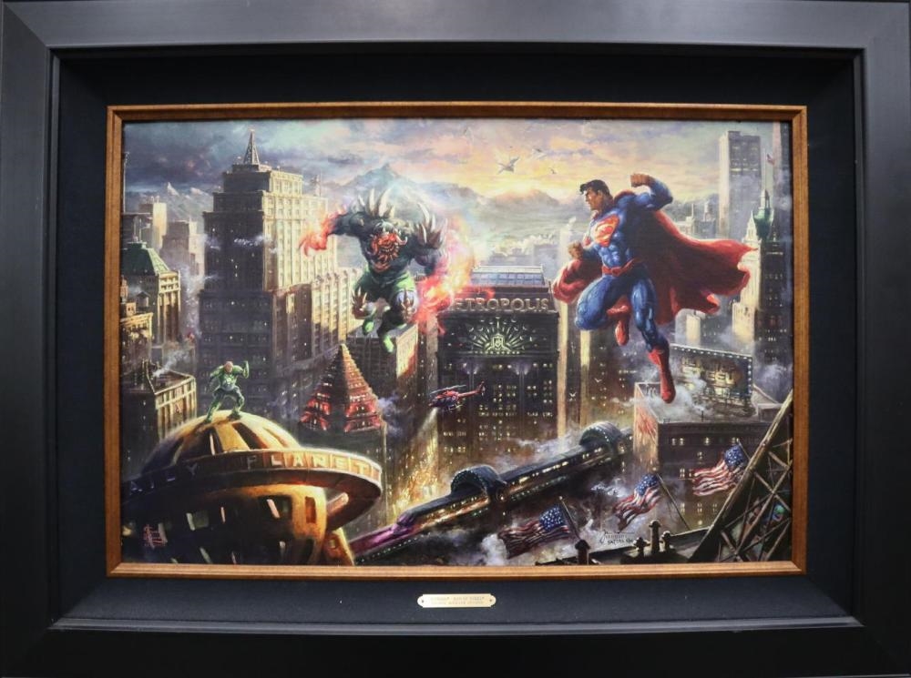 Thomas Kinkade | Superman – Man of Steel by Thomas Kinkade Studios ...