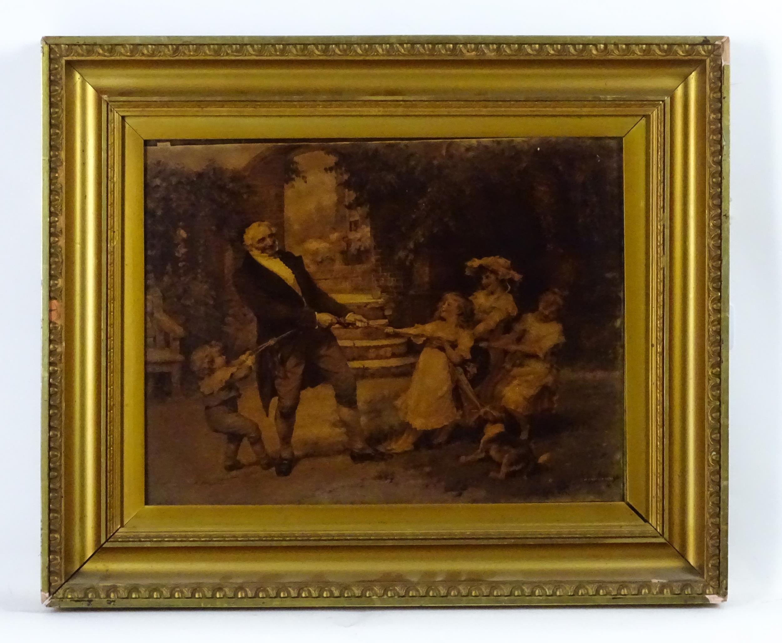 Frederick Morgan | A crystoleum after Fred Morgan titled Tug of War ...