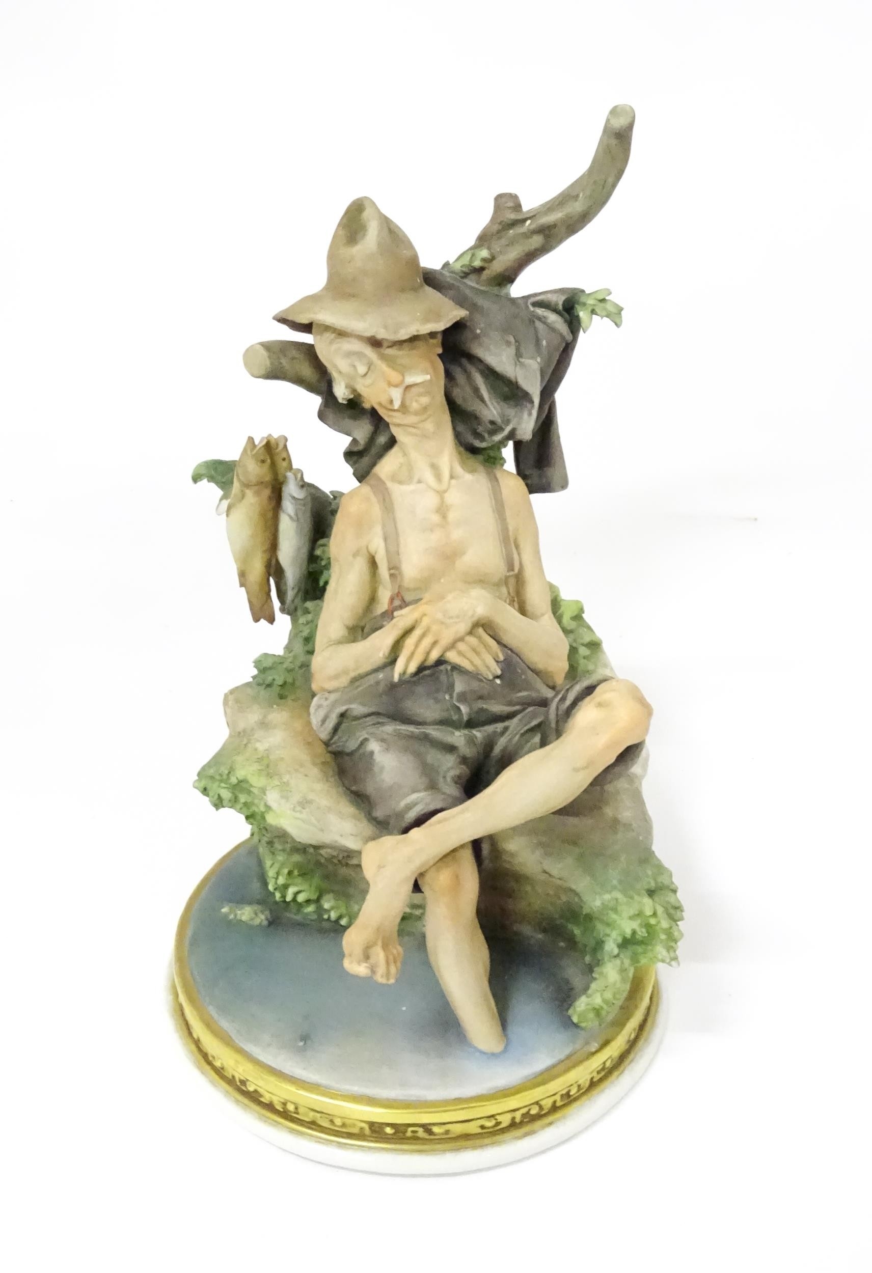 Giuseppe Cappe | Figure modelled as a sleeping fisherman | MutualArt