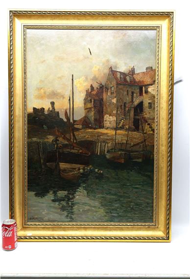 John Hamilton | Harbor Scene P | MutualArt