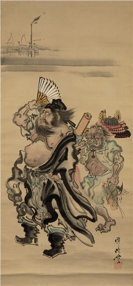 Kawanabe Kyosai | Shōki the Demon Queller (19th Century) | MutualArt