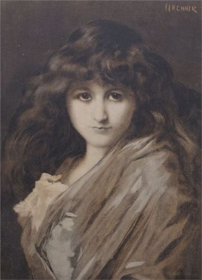 Jean-Jacques Henner | Portrait de Juana | MutualArt