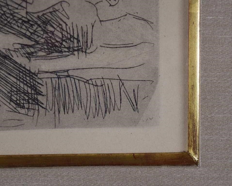Pierre Bonnard | Pierre Bonnard Etching The Engraver | MutualArt