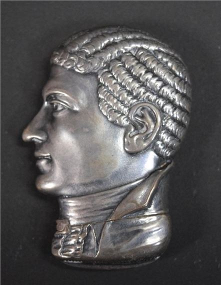 Sterling | Howard Figural Sterling Match Safe John Jay | MutualArt