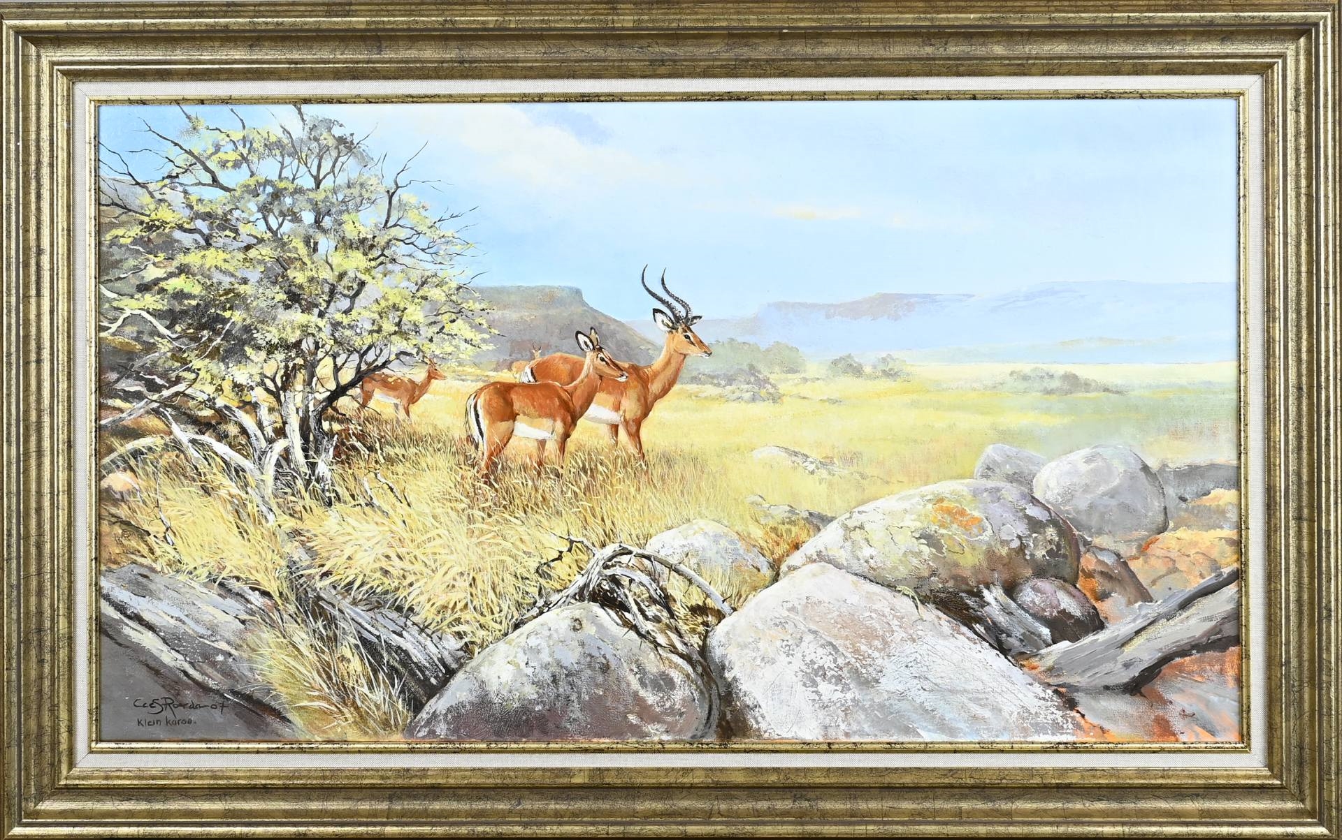 Cees Roorda | Afrikaans landschap. | MutualArt