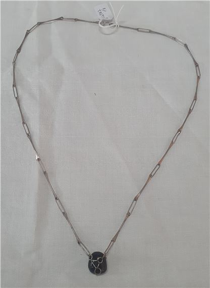 Sterling | A MODERN STERLING SILVER NECKLACE | MutualArt