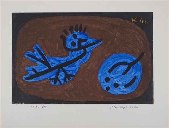 Paul Klee | Blue, Bird, Squash (1964) | MutualArt
