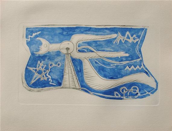 Georges Braque | Georges BRAQUE - Journey to the Stars (1950) | MutualArt