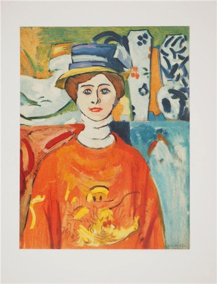 Henri Matisse | Henri MATISSE - The Woman with Green Eyes (1954 ...