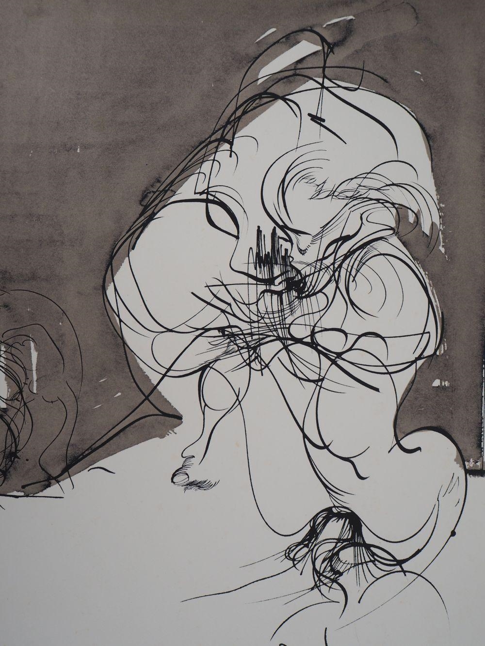 Raymond Moretti | Young woman curled up (1974) | MutualArt