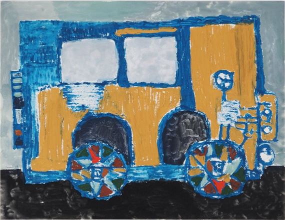 Jacques Soisson | Destroyed coach and its driver (1967) | MutualArt