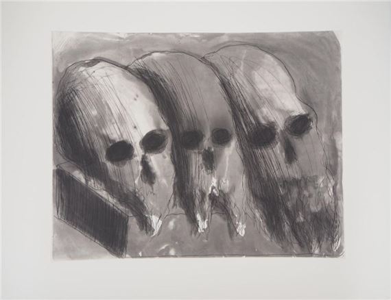Miquel Barceló | Vanity with three skulls (2005) | MutualArt