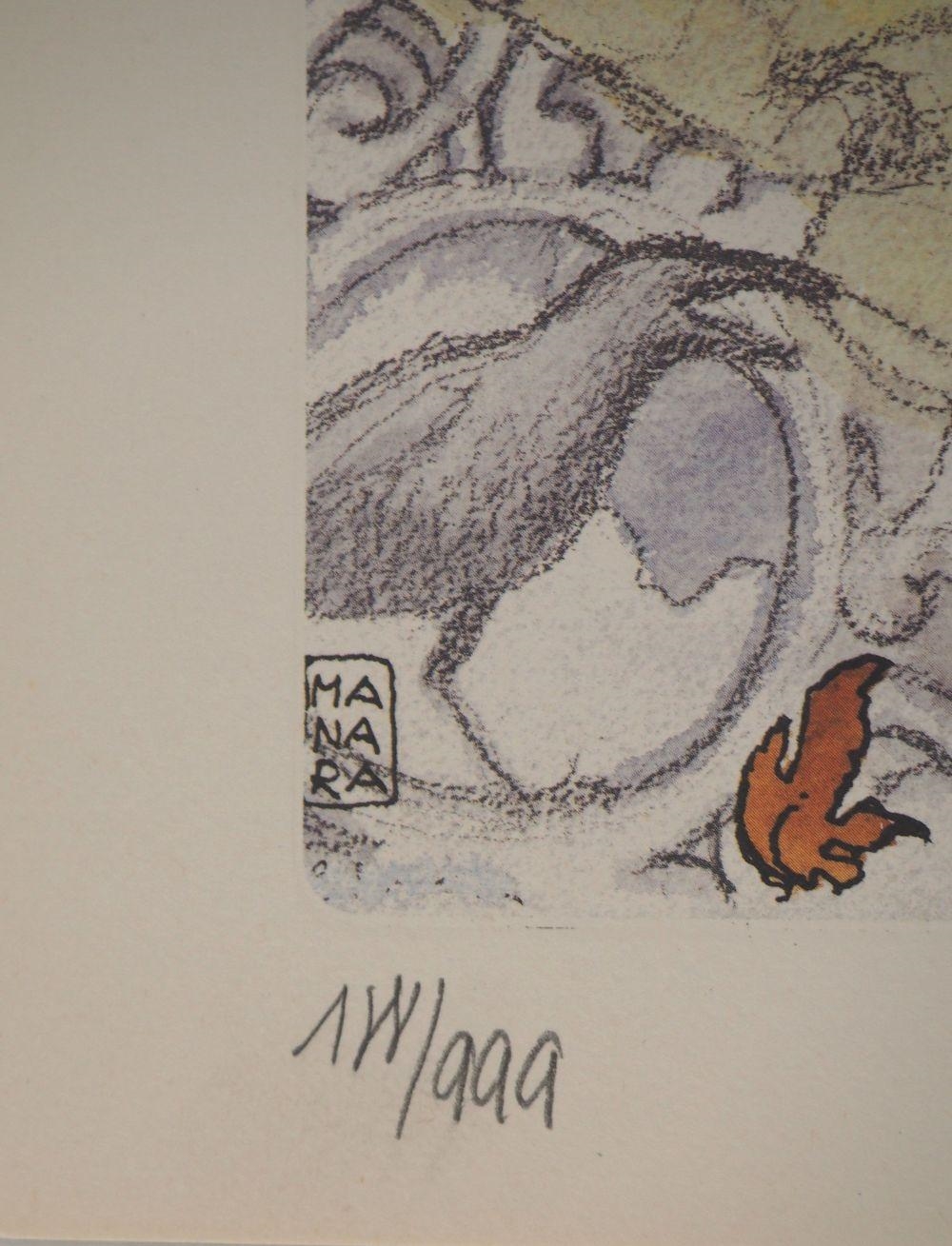 Milo Manara | Indian Summer: Young woman pursued by an Indian (Circa ...