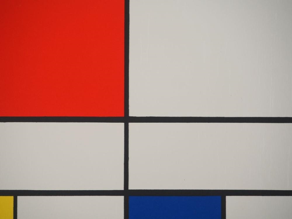 Piet Mondrian | Piet MONDRIAN - Composition C n°III in red (1935 ...