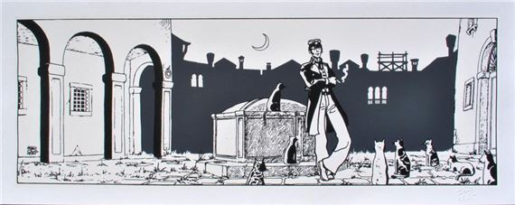 Hugo Pratt | Corto Maltese and the Cats | MutualArt