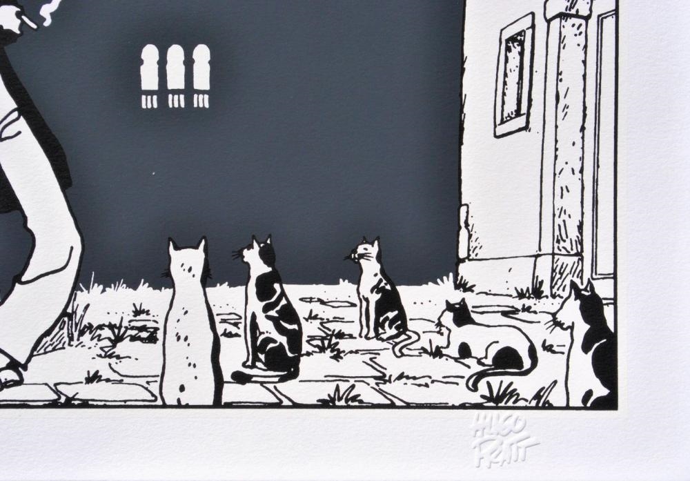 Hugo Pratt | Corto Maltese and the Cats | MutualArt