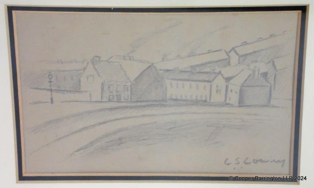 Laurence Stephen Lowry | L.S.Lowry Pencil Sketch Page from Sketchbook ...