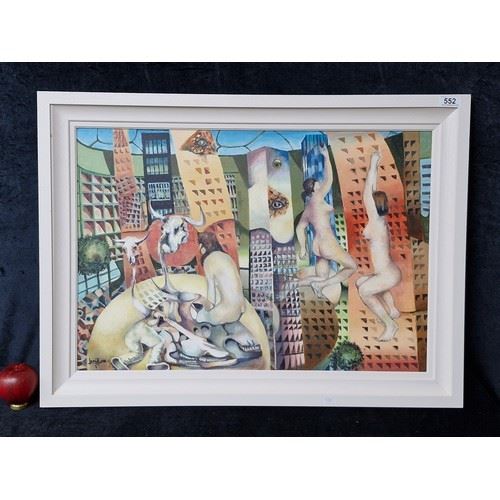 Larry Burke | Star Lot: Larry Burke . Features an intense surrealist ...