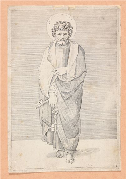 Marcantonio Raimondi | St Peter. (16) | MutualArt