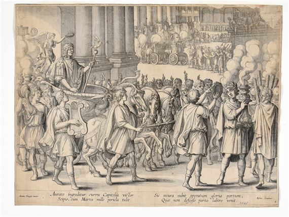 Antonio Tempesta | The triumphal entry of Scipio Africanus into Rome ...