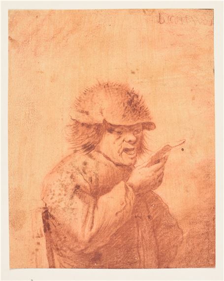 Adriaen Brouwer | A singing peasant. (17) | MutualArt