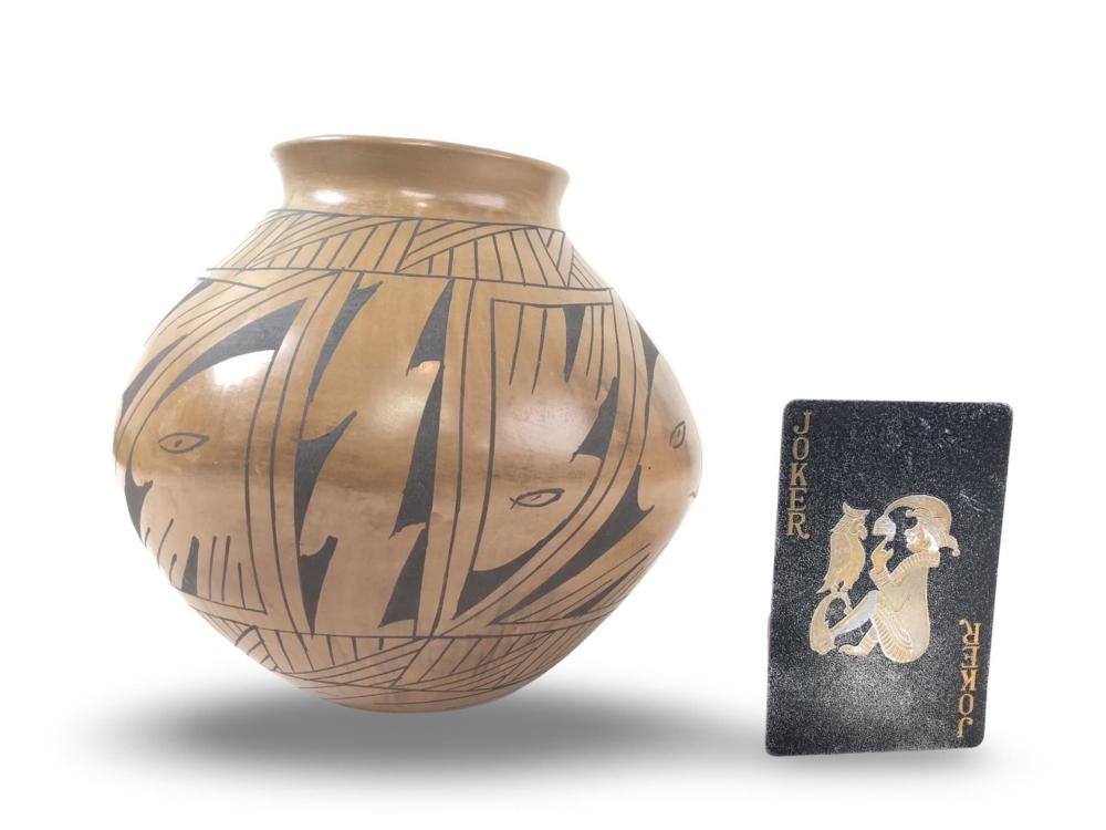 Boni Mara | Awesome Signed Boni Mara Acoma Pottery | MutualArt