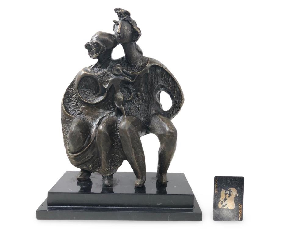 Salvador Dalí | Salvador Dali Family Group Abstract Bronze | MutualArt