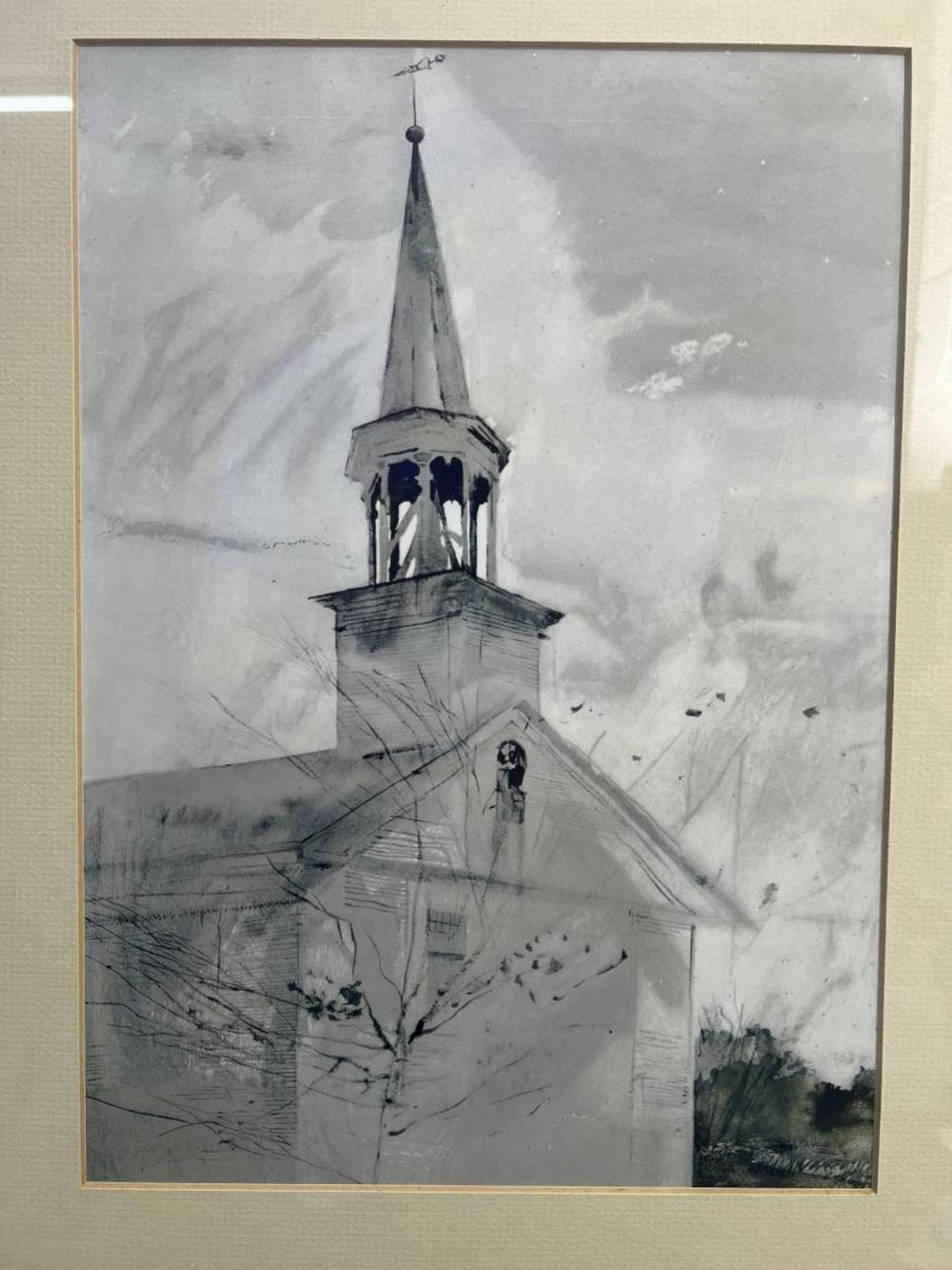 Andrew Wyeth | Andrew Wyeth Tolling Bell Lithograph | MutualArt