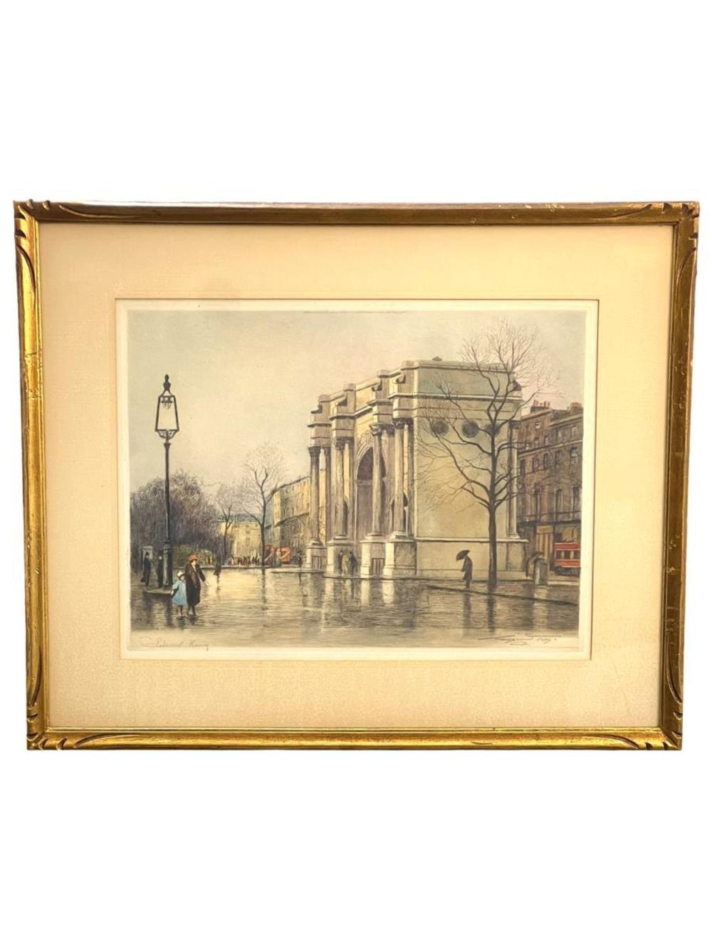 Edward King | Signed Edward King Colored Etching | MutualArt