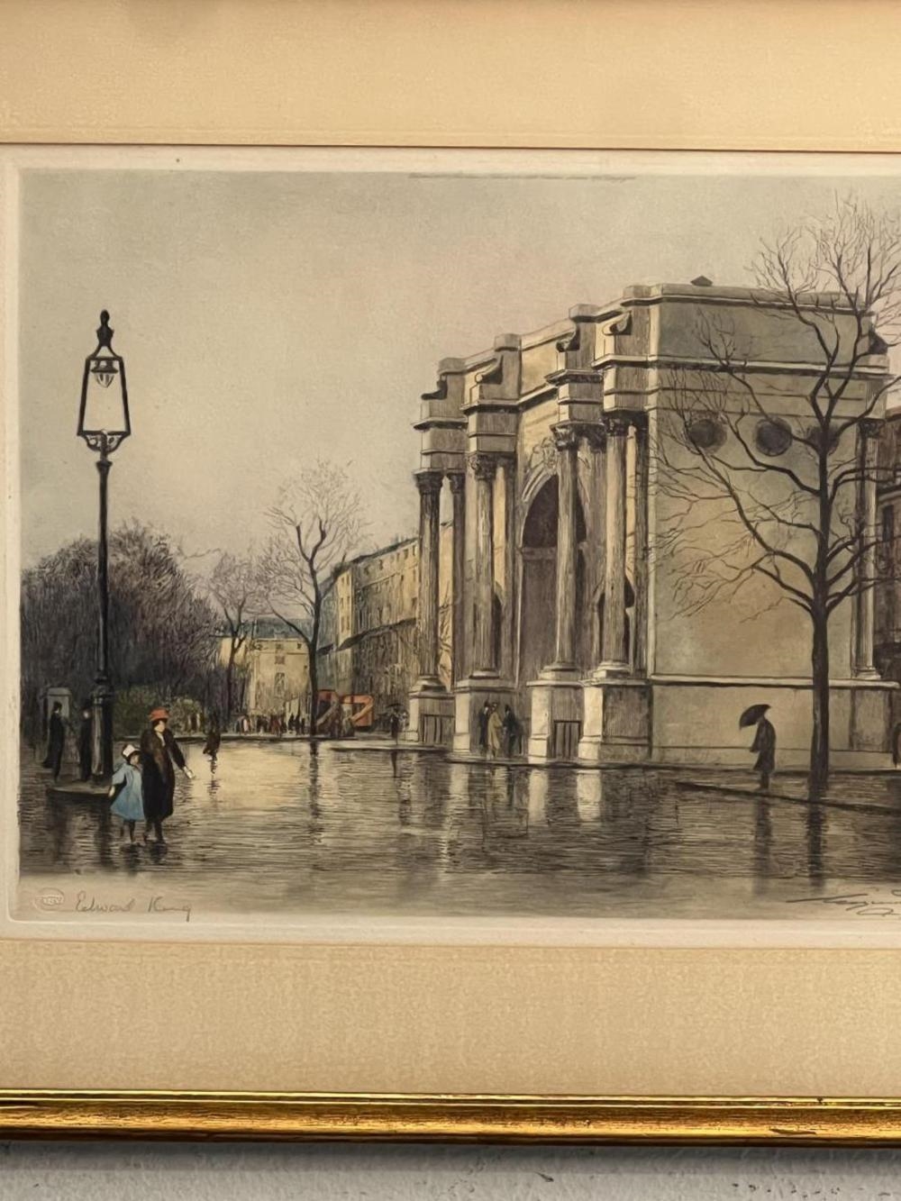 Edward King | Signed Edward King Colored Etching | MutualArt