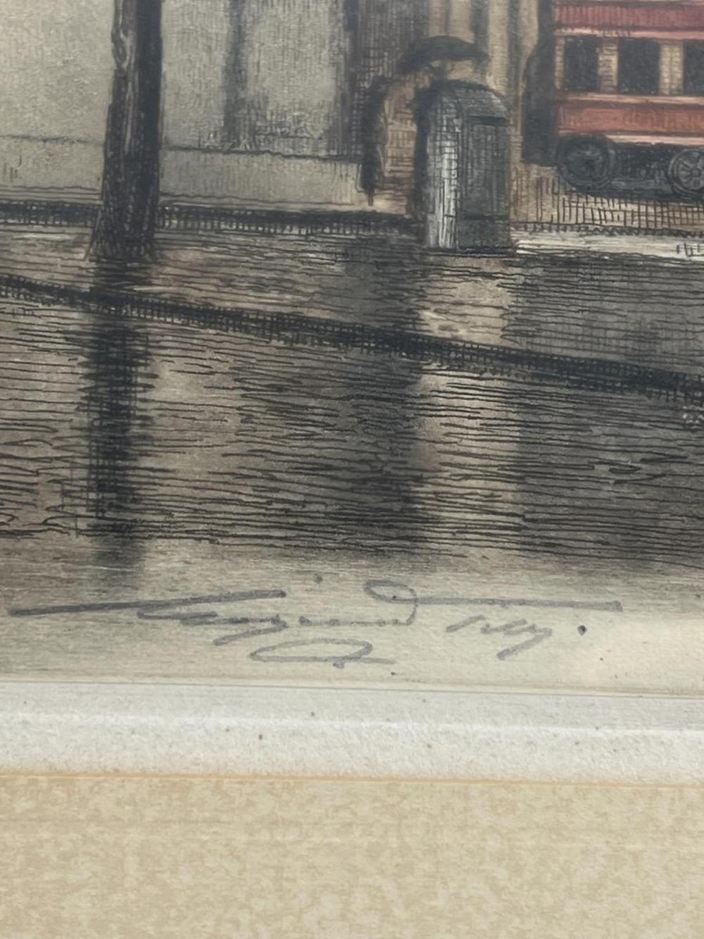 Edward King | Signed Edward King Colored Etching | MutualArt