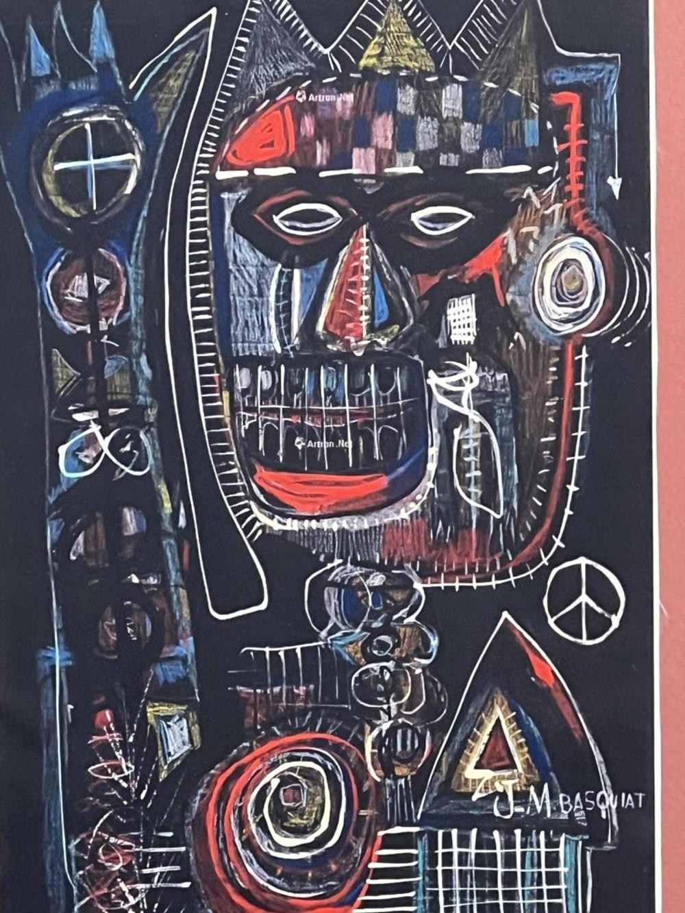 Jean-Michel Basquiat | Jean Michel Basquiat Serigraph On Canvas | MutualArt