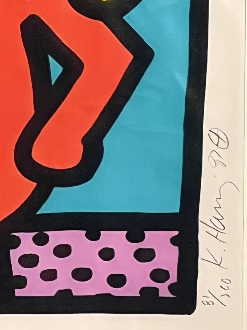Keith Haring | Keith Haring Best Buddies Serigraph | MutualArt