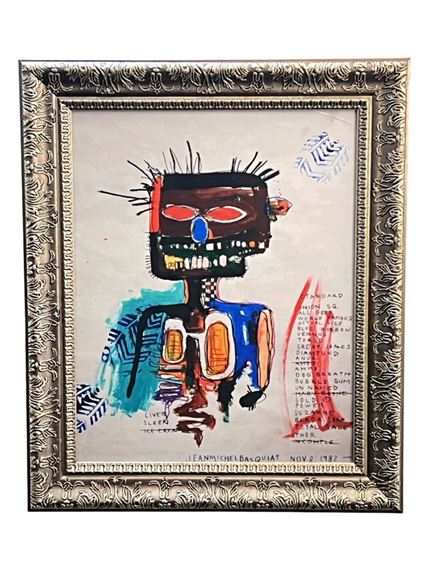 Jean-Michel Basquiat | Jean Michel Basquiat Abstract Serigraph | MutualArt