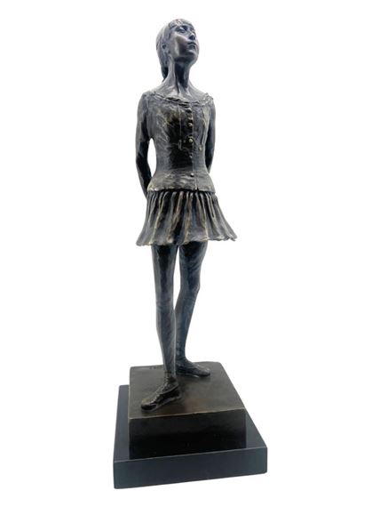 Edgar Degas | Rare Edgar Degas Little Dancer Bronze Sculpture | MutualArt