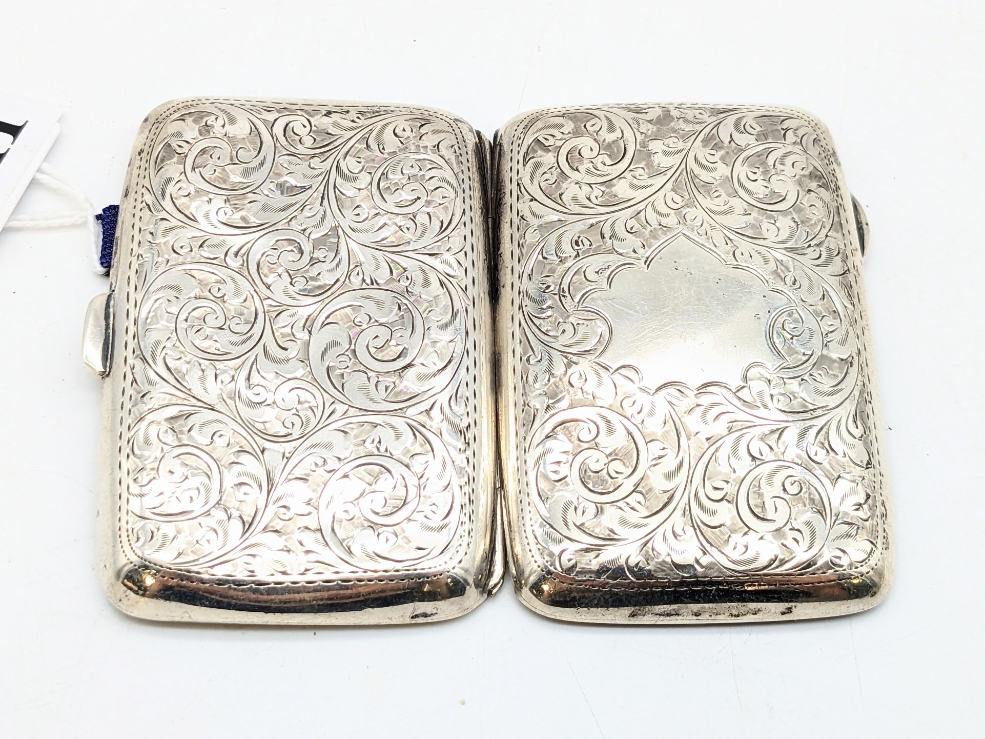 Sterling | EDWARDIAN STERLING SILVER CIGARETTE CASE (1909) | MutualArt