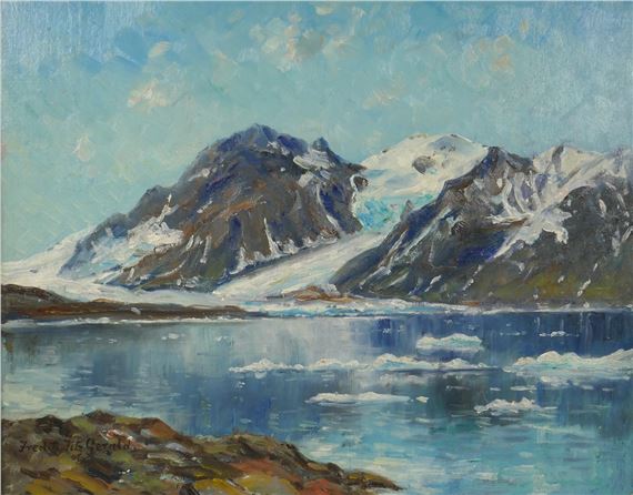Frederick R. Fitzgerald | fjord scene | MutualArt