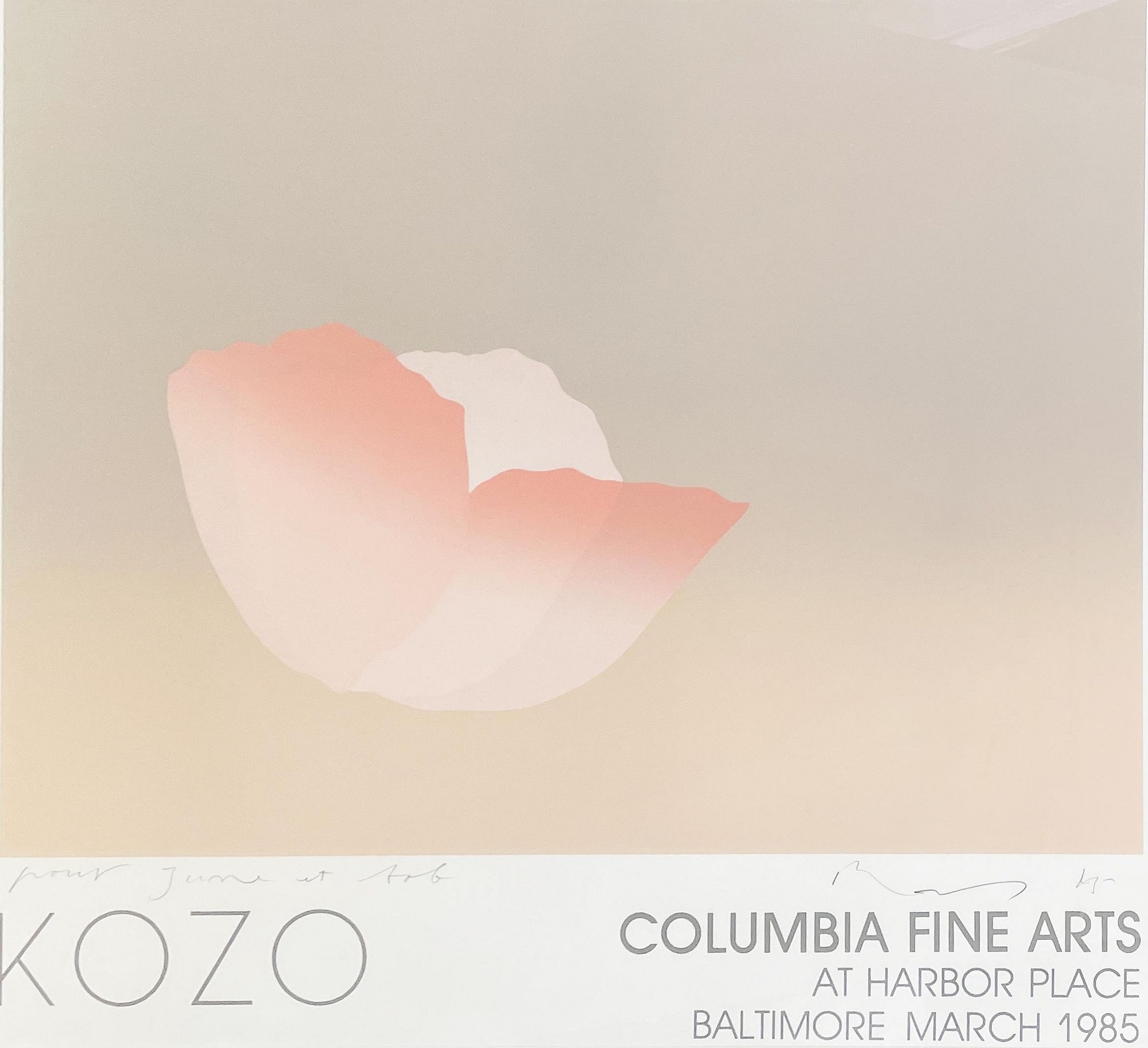 Kozo Inoue | Inoue Kozo - Columbia Fine Arts Exhibition Poster (1985 ...