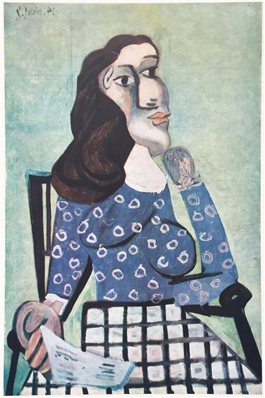 Pablo Picasso | Pablo Picasso (After) - Femme au Corsage Bleu (1946) | MutualArt