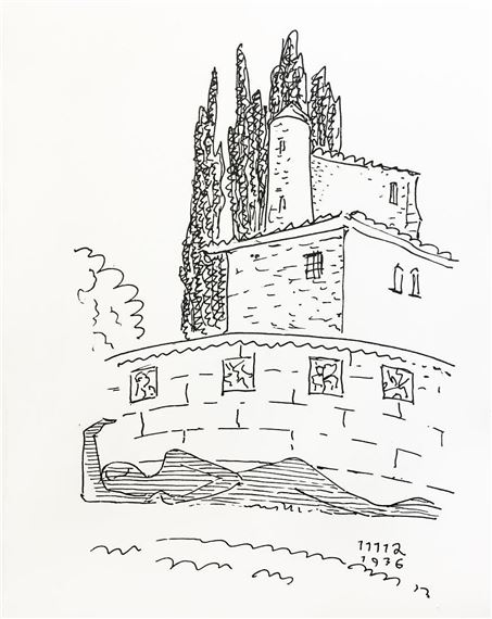 Man Ray | Man Ray - Untitled (Castle) (1937) | MutualArt