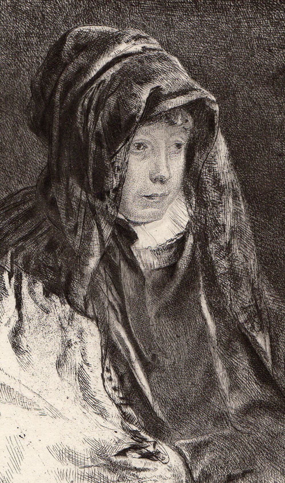 Andrew Geddes | 1887 Andrew Geddes Artist's Mother etching signed (1887 ...