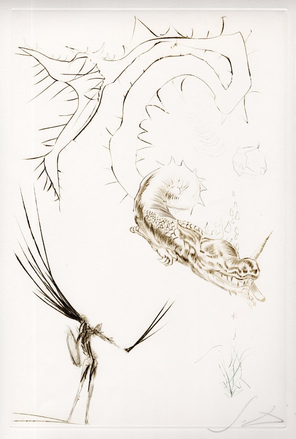Salvador Dalí | Salvador Dali Tristan Etching Signed Limited Framed ...