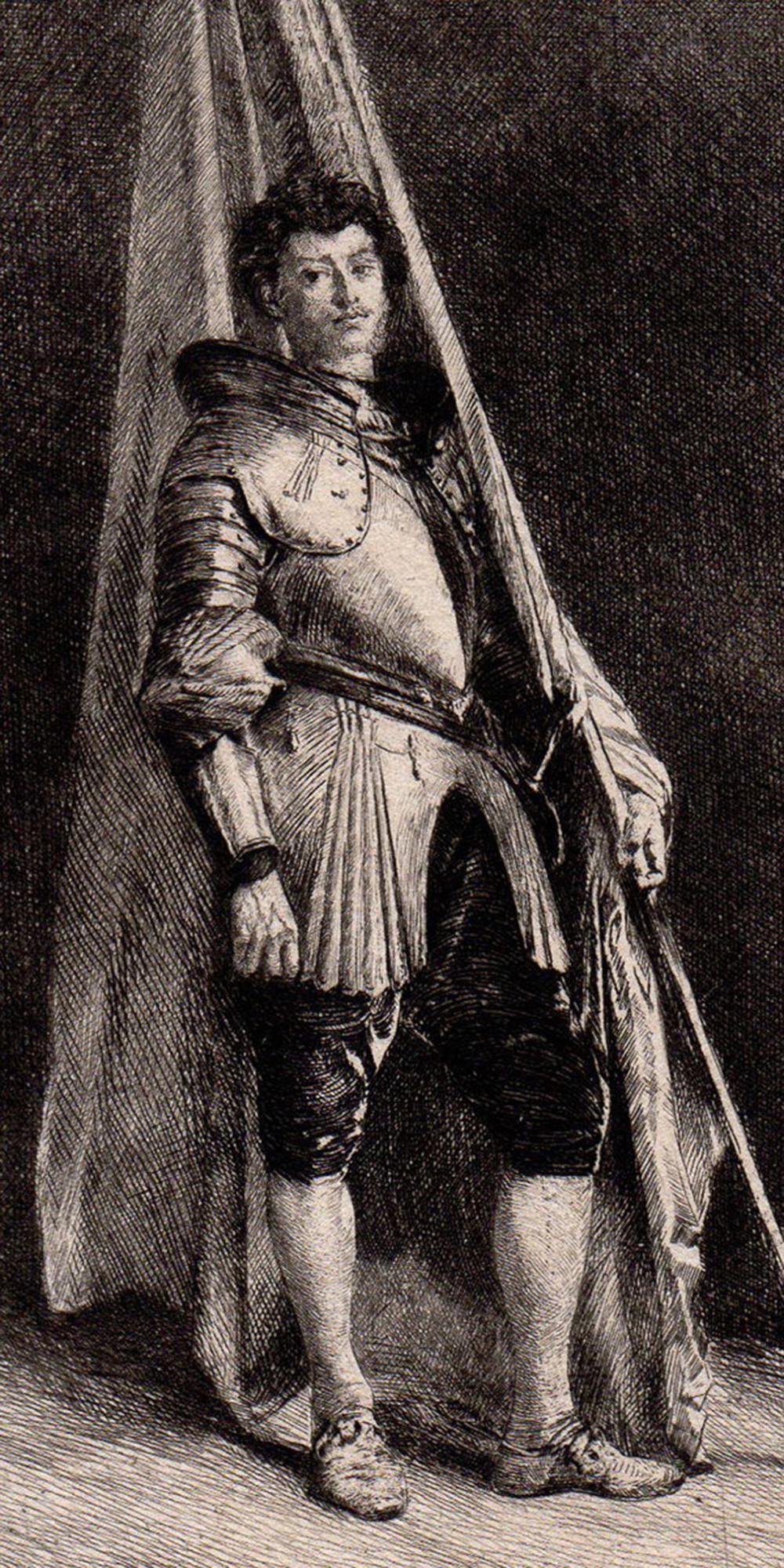 Jean-Louis-Ernest Meissonier | Ernest Meissonier Warrior 1878 etching ...